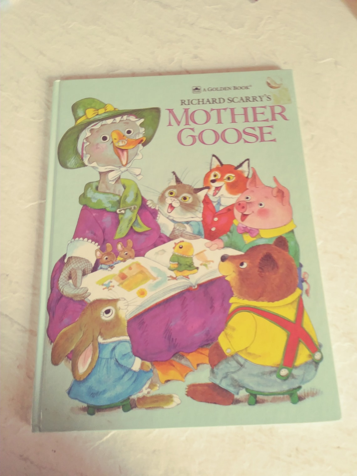 1983 Richard Scarry's Mother Goose - Etsy UK