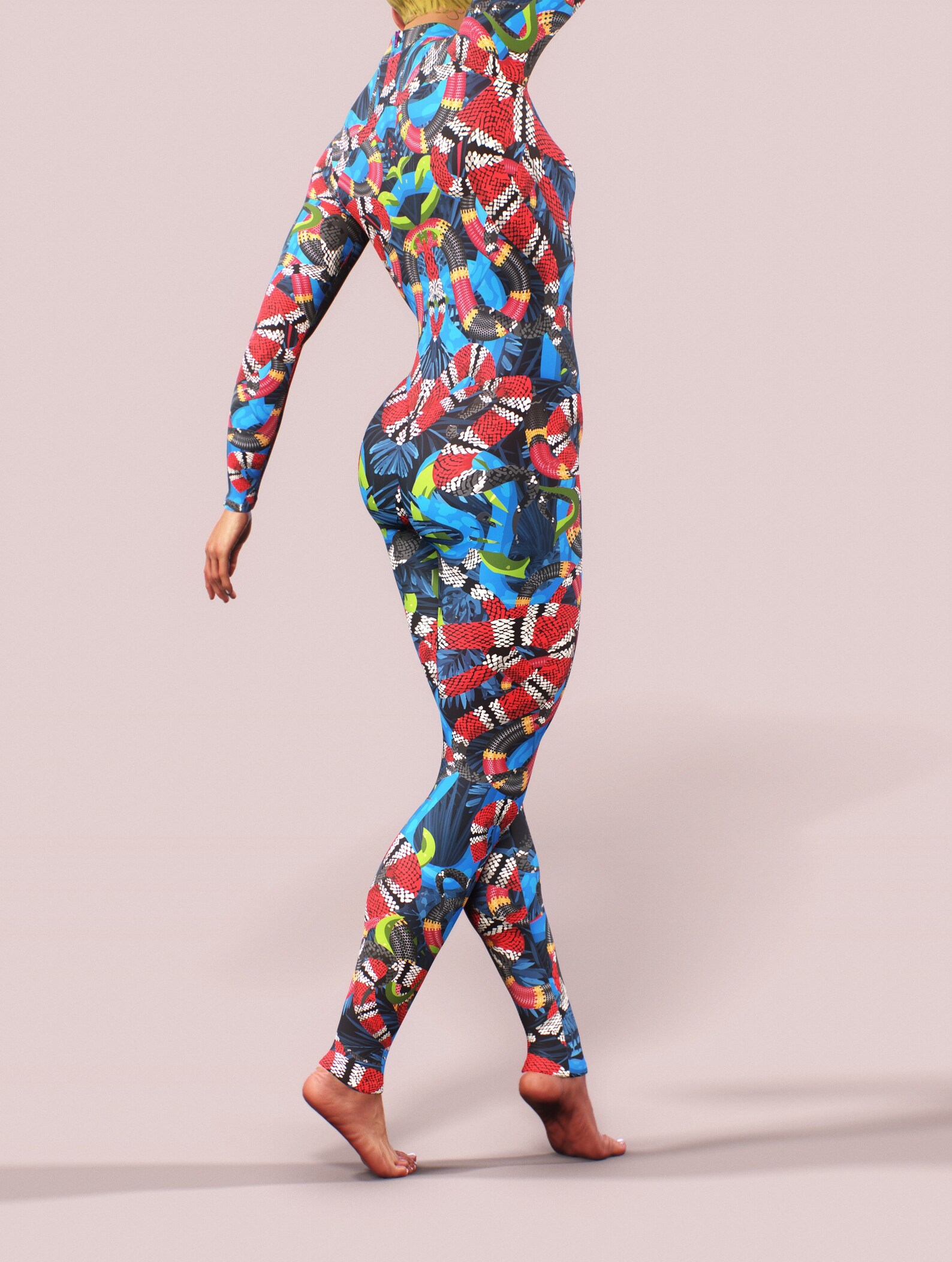 Snakes Workout Clothing Gym Bodysuit Reptile Catsuit Unitard - Etsy