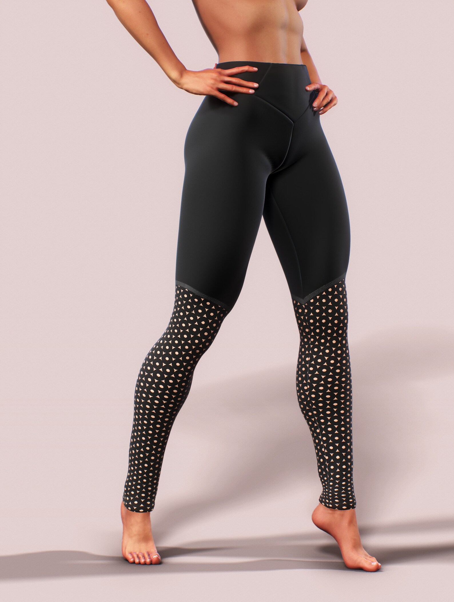 Black Cut Out Leggings Plain Lycra Perforated Yoga Pants Sheer Etsy