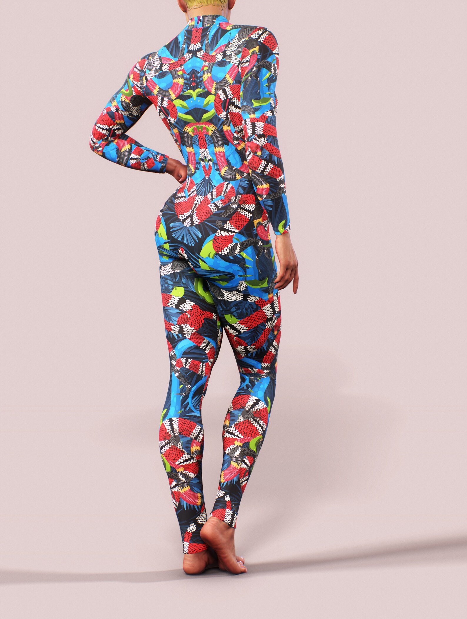 Snakes Workout Clothing Gym Bodysuit Reptile Catsuit Unitard - Etsy