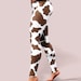 Cow Pattern Leggings Cowhide Animal Printed Activewear Fur Yoga Pants ...