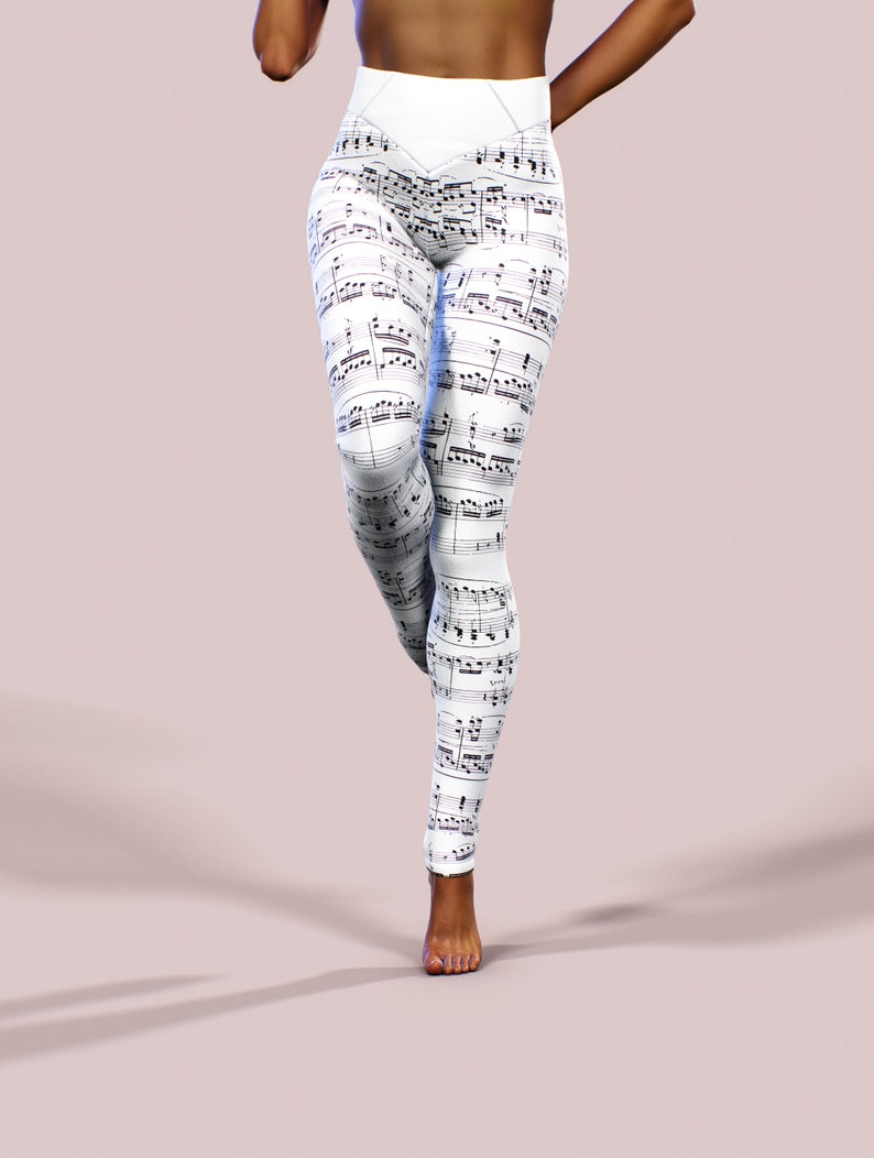 Classical Music Notes Leggings Beethoven Sonate Note Signs - Etsy