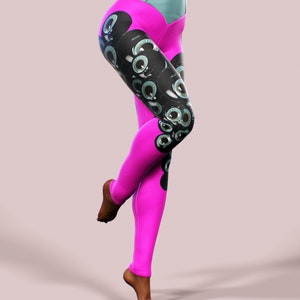 Psy Printed Leggings Eye Psychedelic Crazy Yoga Pants Gym Tights ...