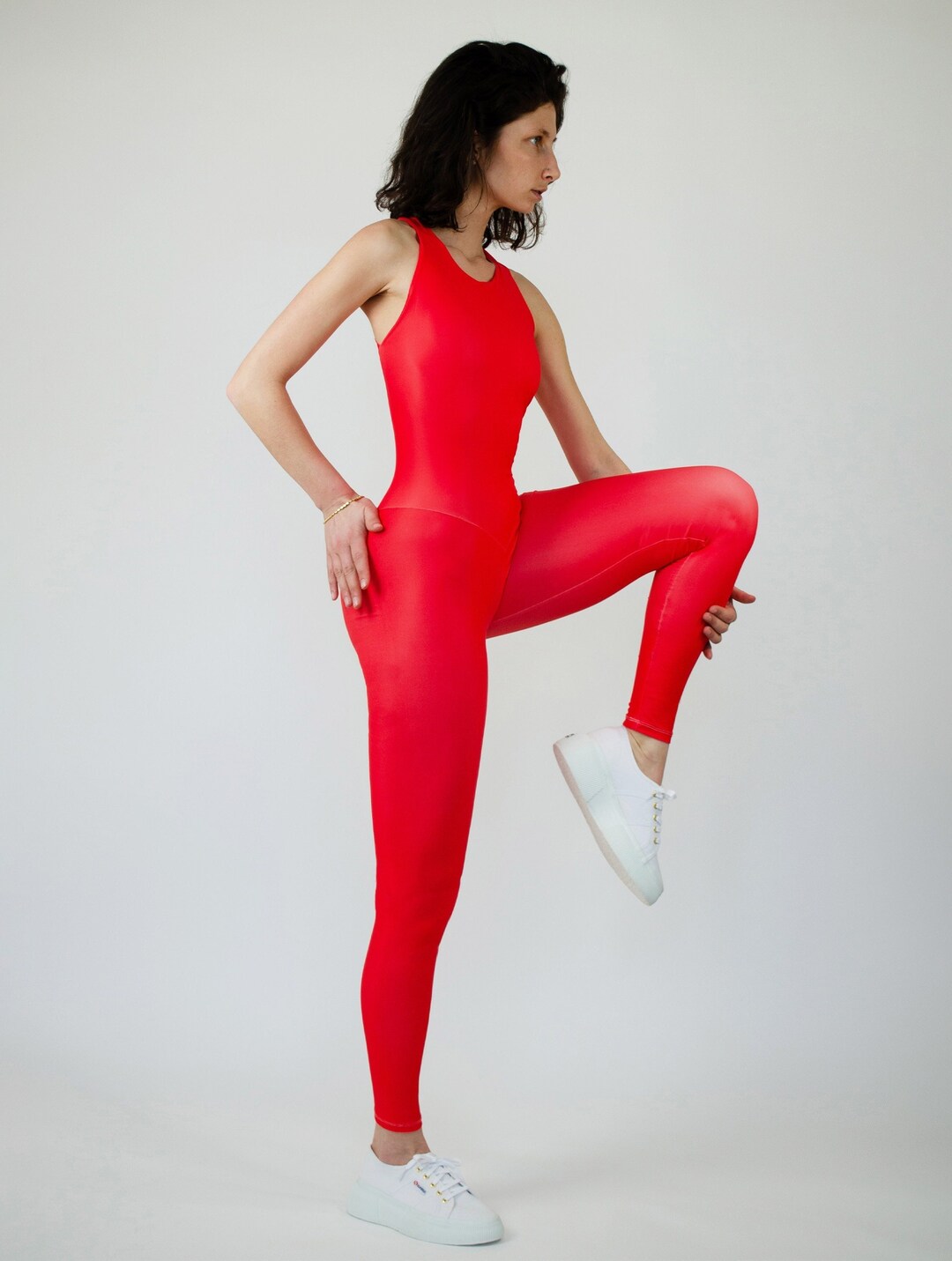 Red Fitness Bodysuit | Yoga Activewear Women Gear Apparel Sportswear ...