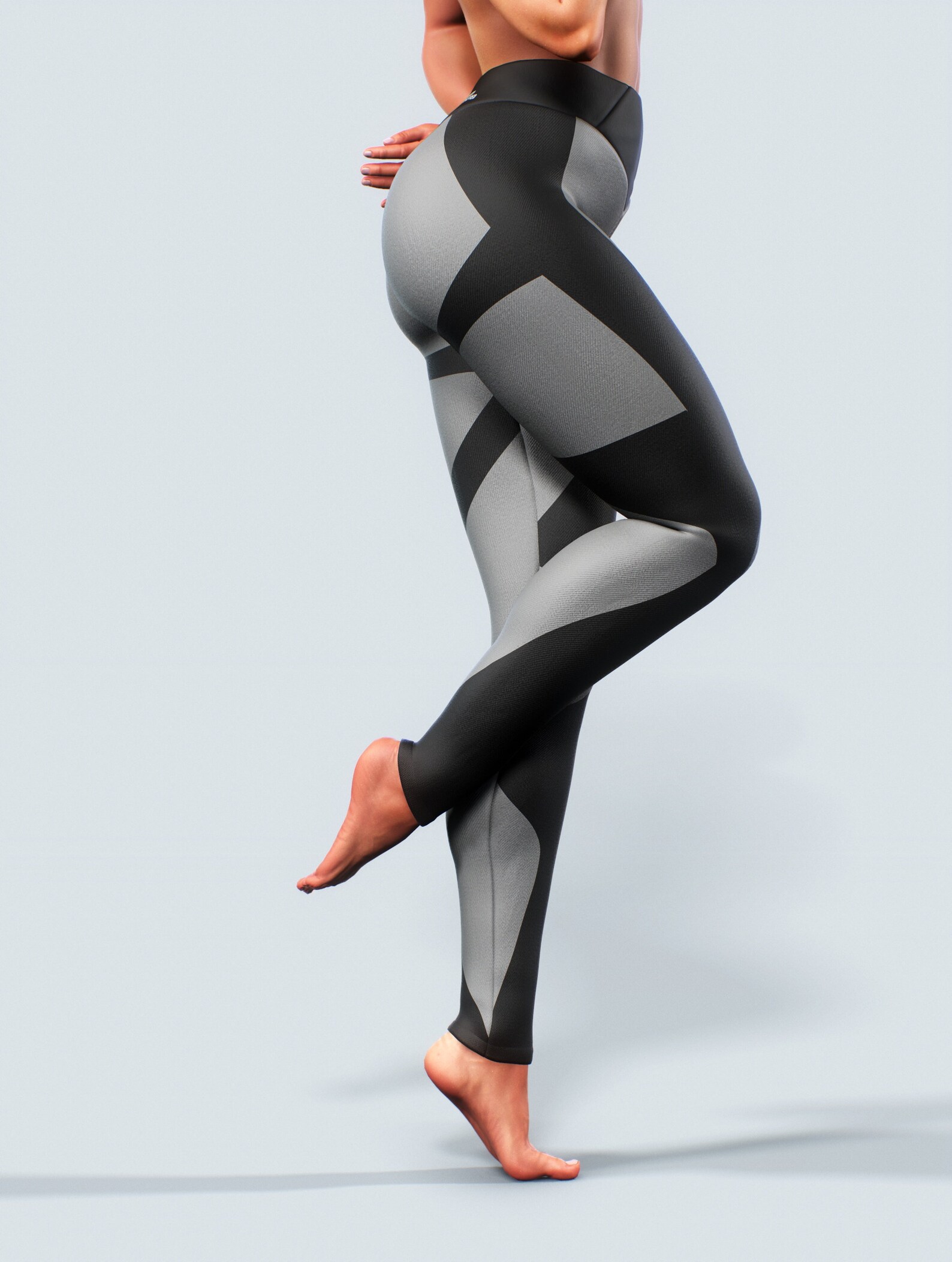 Shaping Yoga Pants | Women Booty Lift Activewear Black Gray Apparel ...