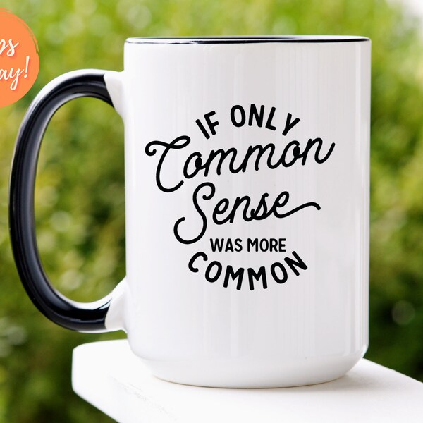 Common Sense Mugs - Etsy