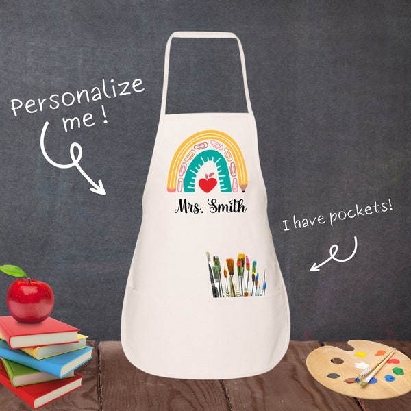 Teacher Apron - Etsy