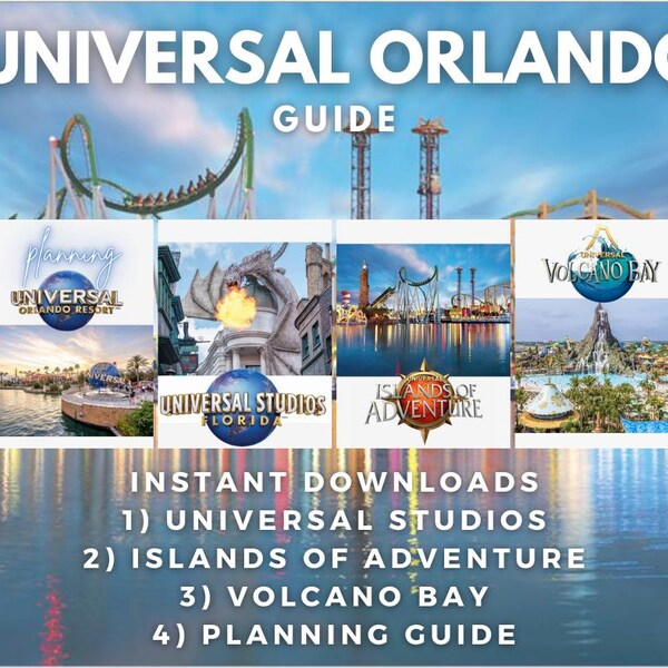 Universal Studios Planning Guide - Etsy