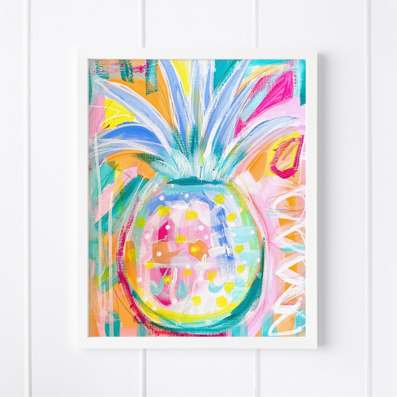 Pineapple Art Print - Etsy