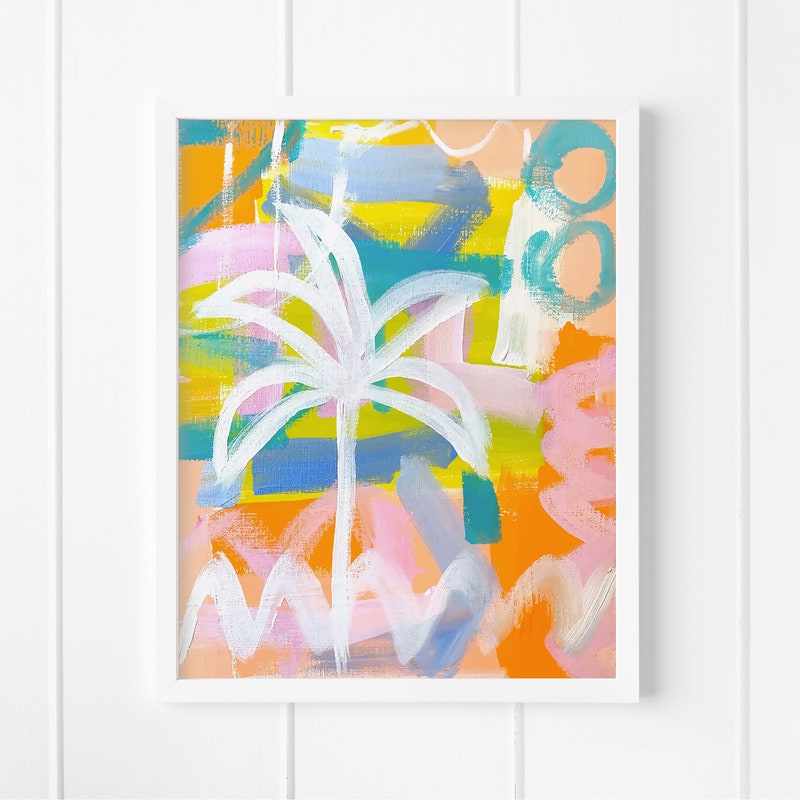 Palm Tree Wall Art - Etsy