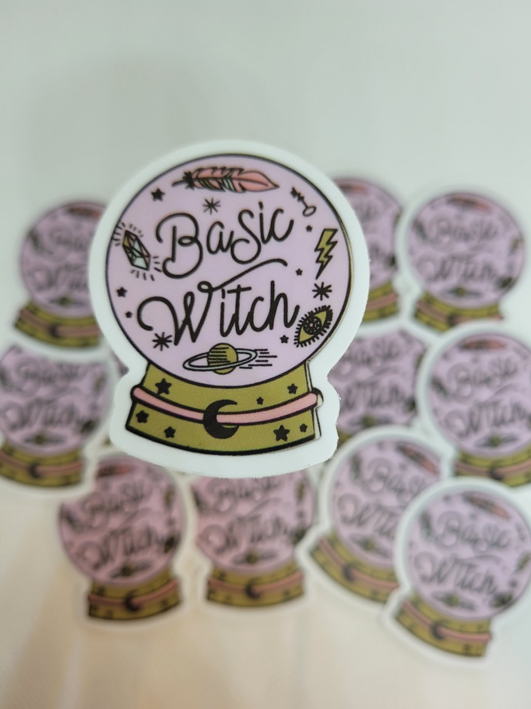 Basic Witch Sticker - Etsy