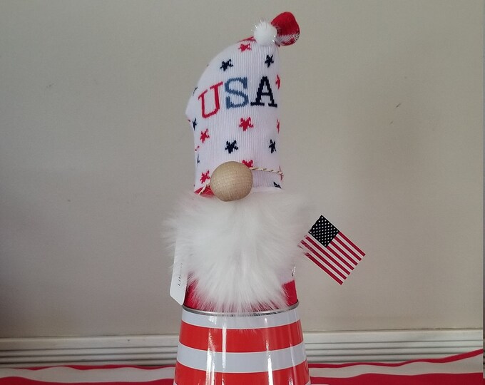 Liberty the Fourth of July Gnome, Patriotic Gnome, USA Gnome, United ...