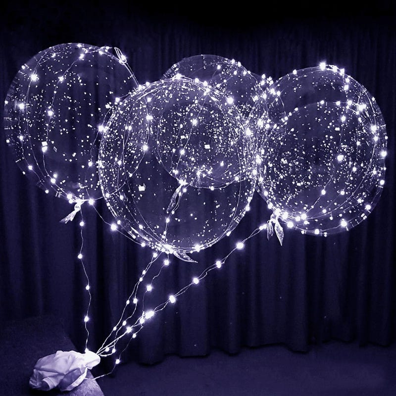 Clear Balloons With Led Lights - Etsy