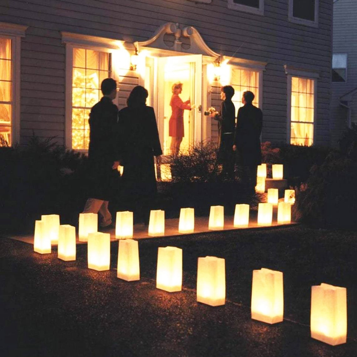 Light up Paper Bags Kit-50 Pack of Luminaries for Aisle - Etsy Canada