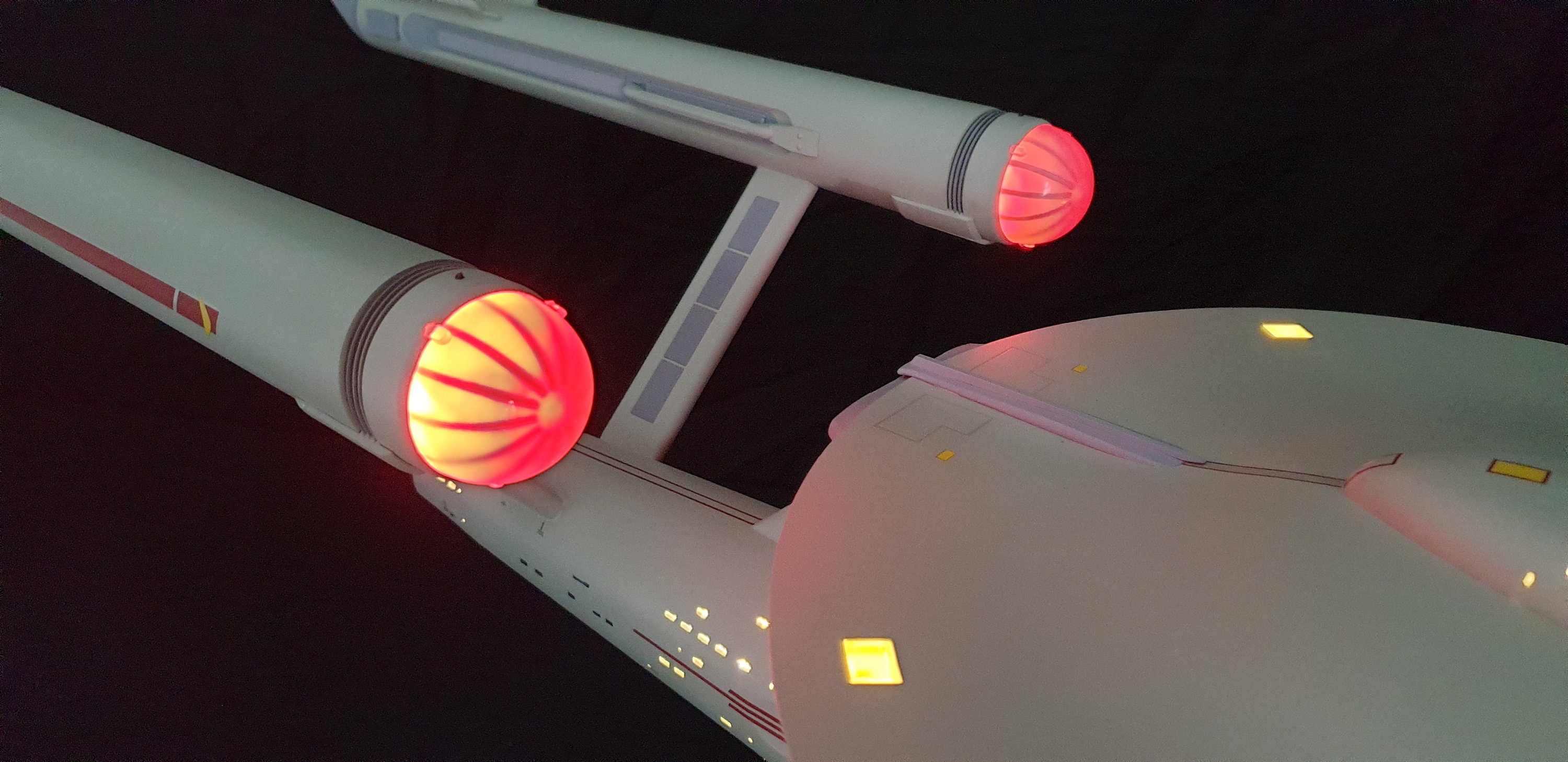Star Trek Enterprise TOS 1/350 Pro Built Model With Full - Etsy