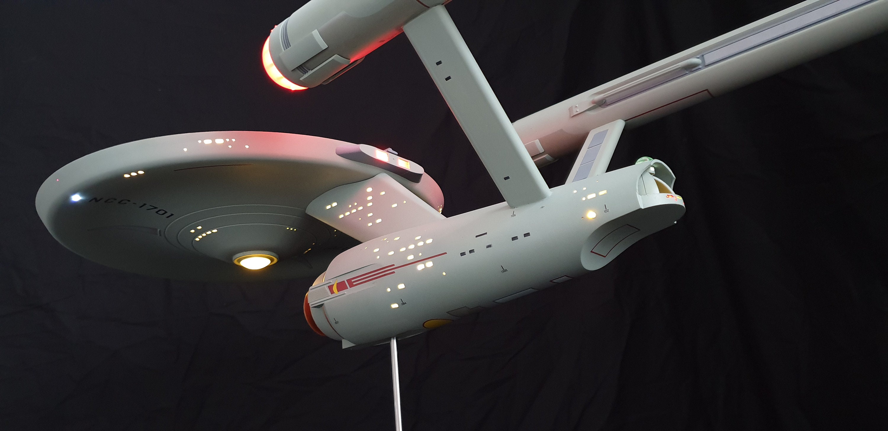 Star Trek Enterprise TOS 1/350 Pro Built Model With Full - Etsy