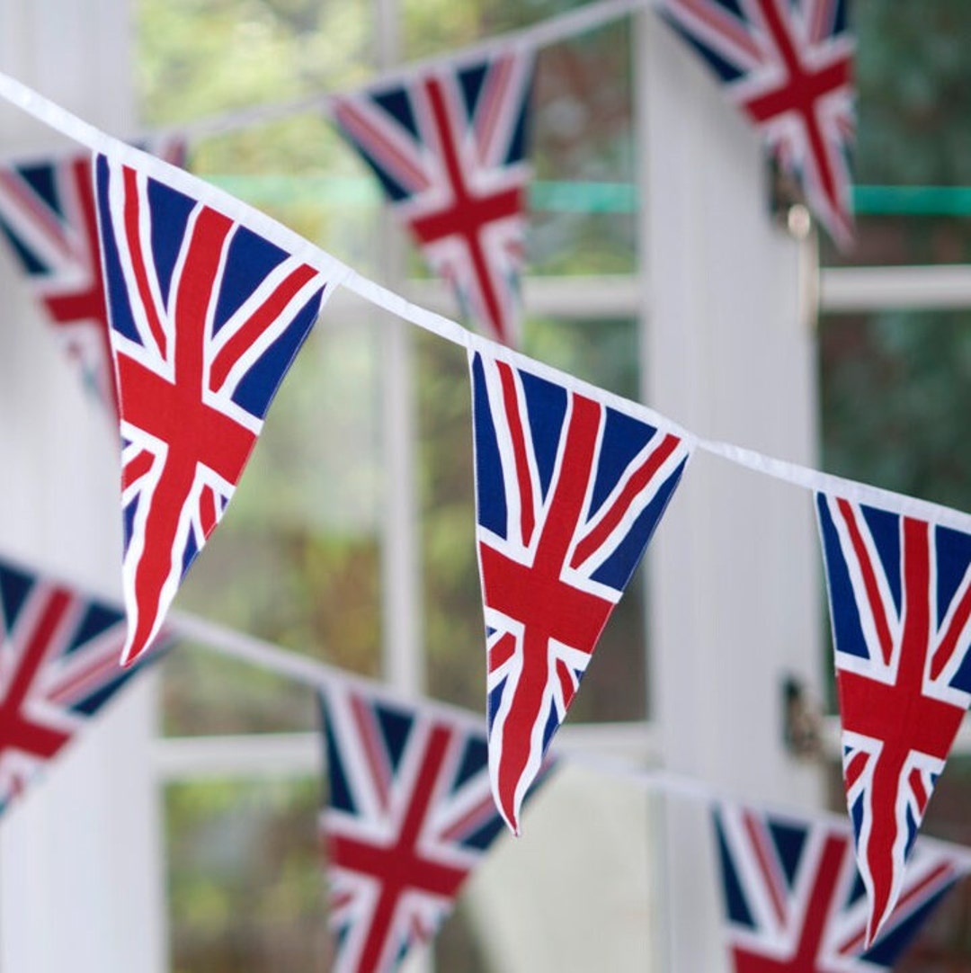 VE Day Union Jack Bunting 100% Cotton - Etsy Österreich