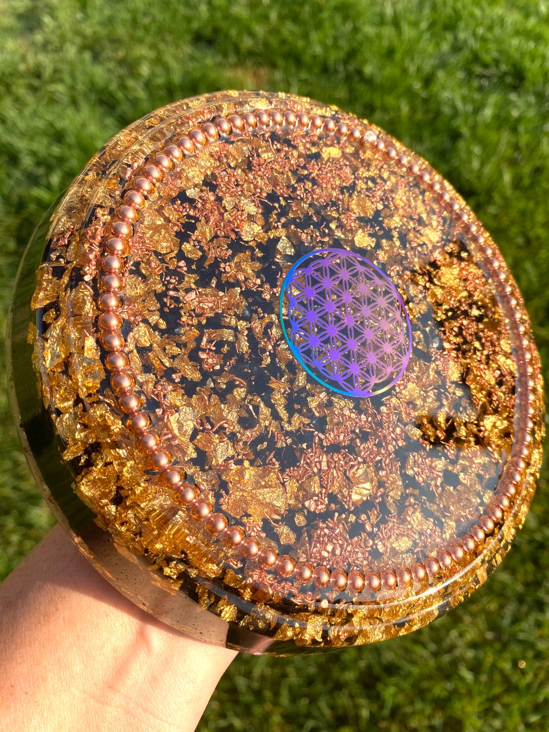 JUMBO Charging Plate Orgonite Orgone Energy Generator Emf and 5g ...