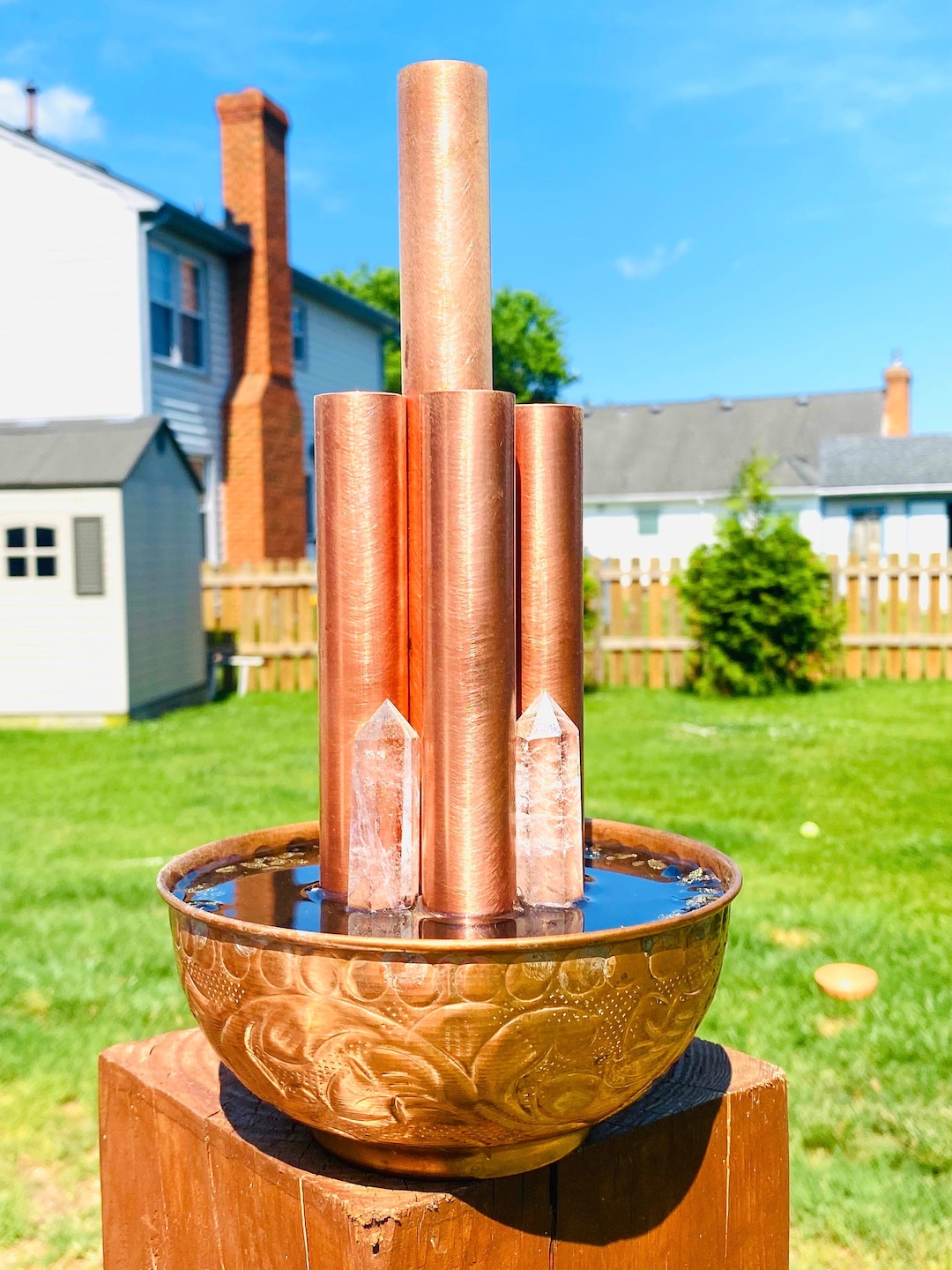 Desktop Chem Trail Cloud Buster 10 Tall Orgone Orgonite EMF 5g ...