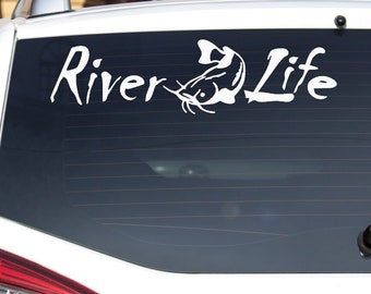Window Decal River Life - Etsy