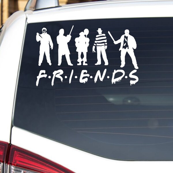 Horror Movie Window Decal - Etsy