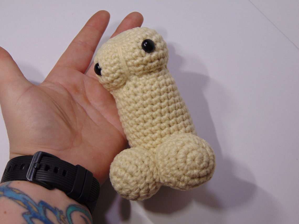 Crochet Penis Gag Toy Male Anatomy Adult Content Etsy Australia