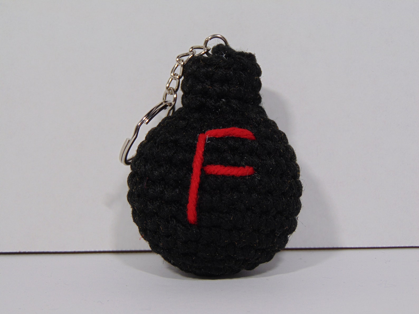 F Bomb Keychain Gag Gift Novelty Item Prank Gift Crochet F - Etsy