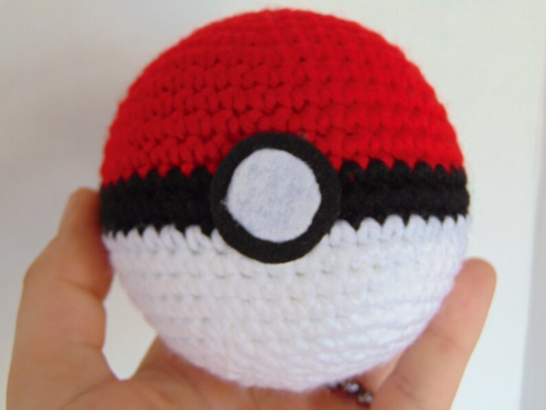 Poke Ball, Stuffed Crochet, Cartoon Toy, Soft Squishy - Etsy