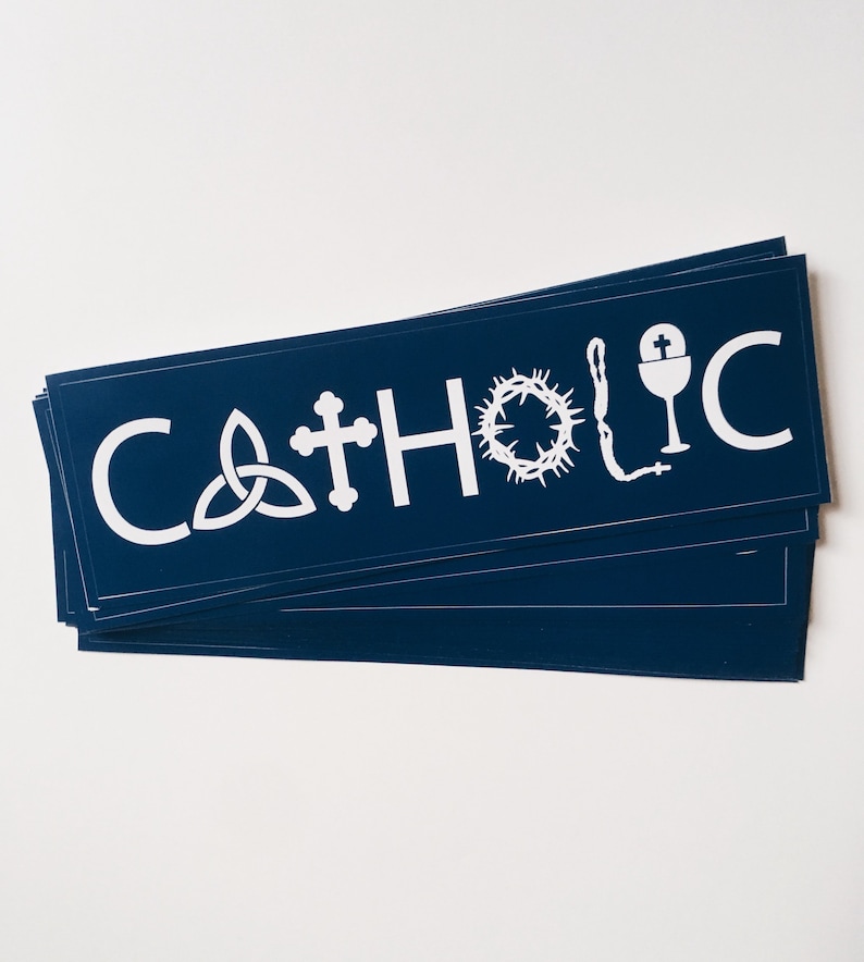 Catholic (coexist Parody), Bumper Sticker, Catholicism, Humor, Rosary ...