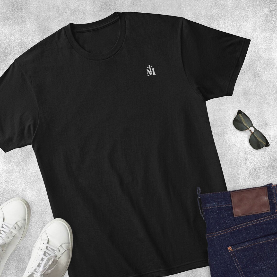 Marian M - Embroidery Tee - Etsy