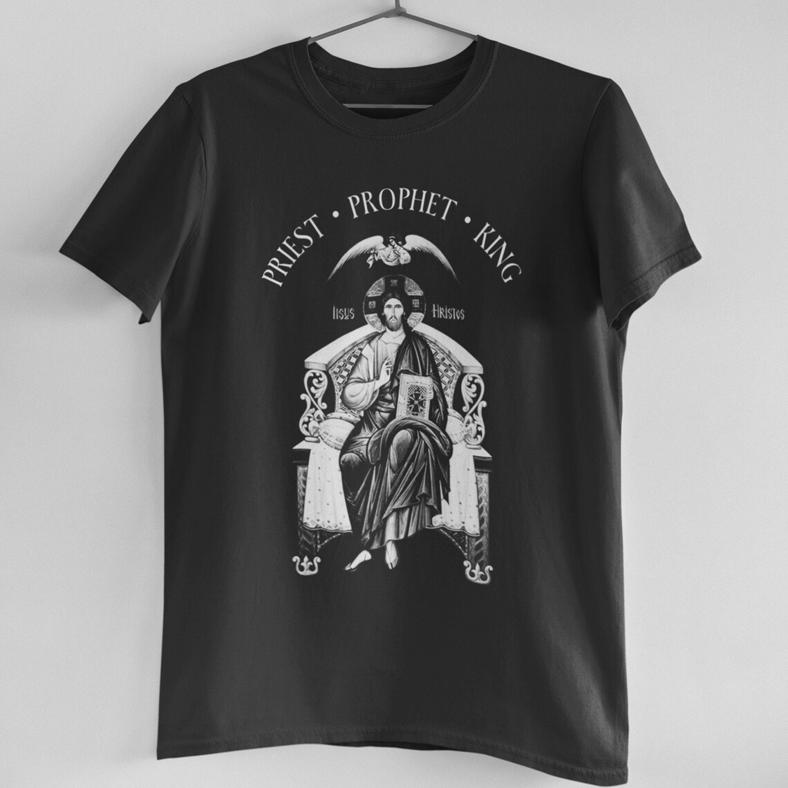 Priest Prophet King Unisex T-shirt Jesus Byzantine Icon - Etsy