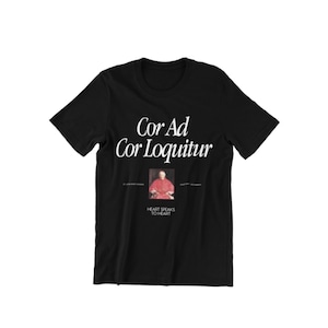 Heart Speaks to Heart, Cor Ad Cor Loquitur, Catholic T-shirt, Tees, St ...