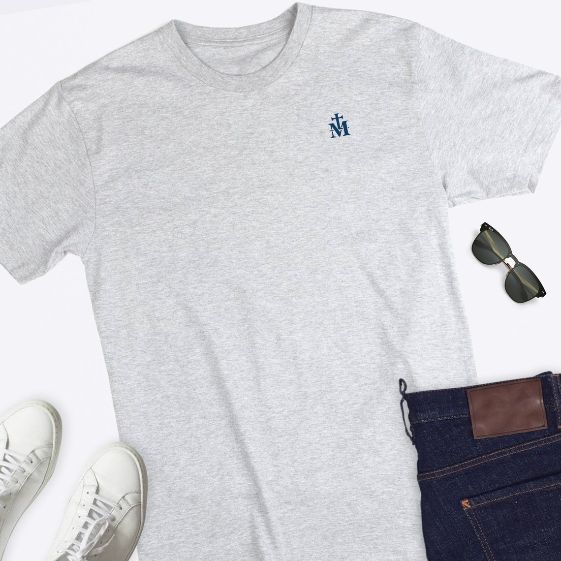 Marian M - Embroidery Tee - Etsy