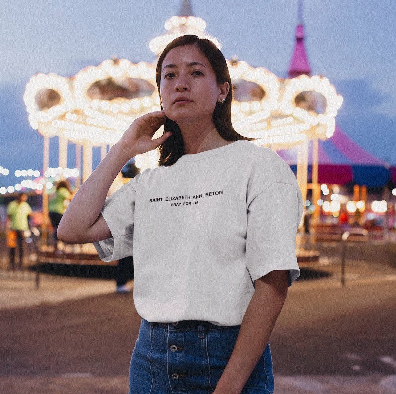 Elizabeth Ann Seton Catholic T-shirt Tee American Saints | Etsy