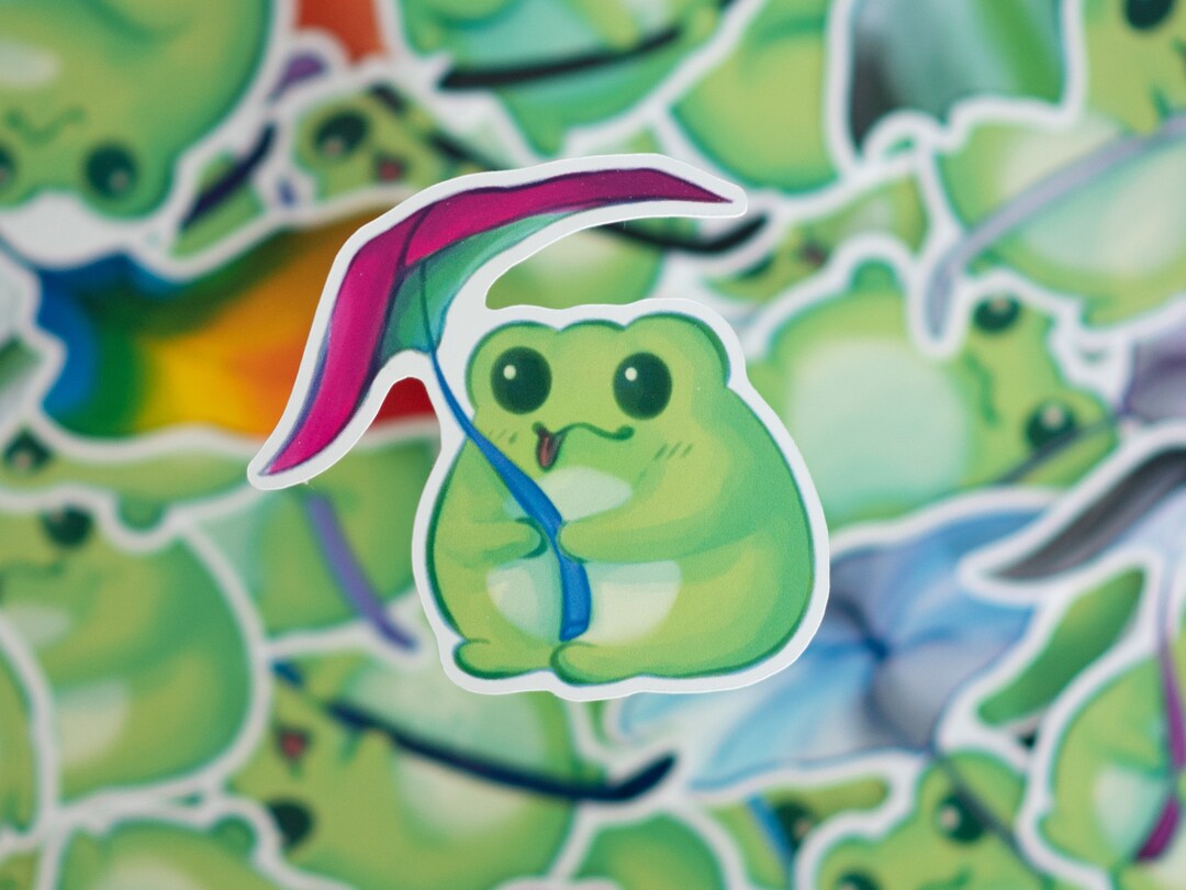 Buy LGBTQ Pride Flag Polysexual Frog Sticker Online in India - Etsy