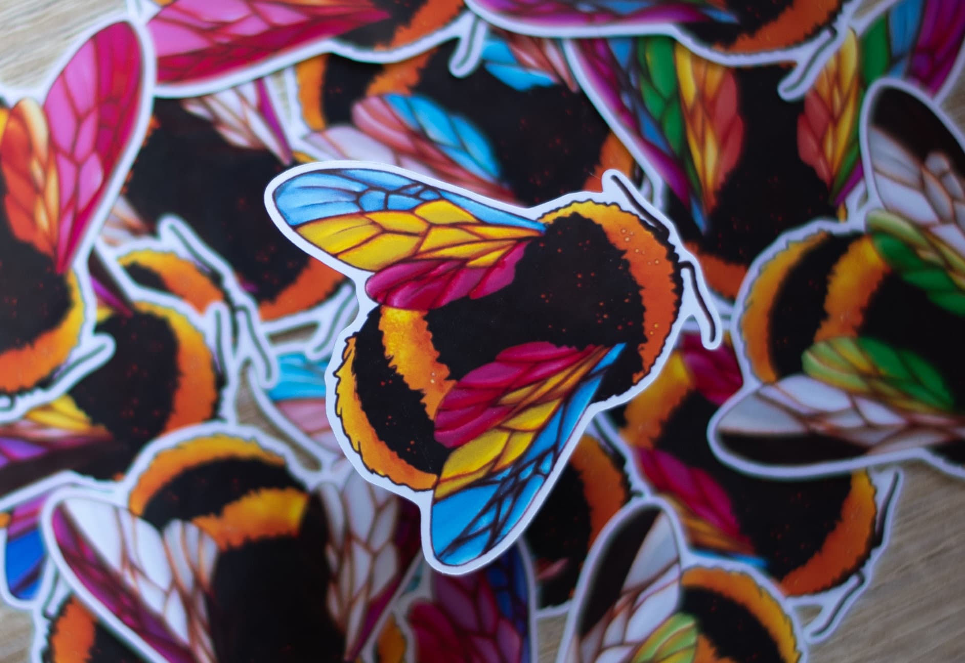 LGBTQ Pride Flag Pansexual Bee Sticker - Etsy