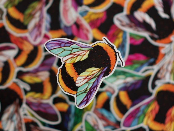 LGBTQ Pride Flag Unlabeled Gender Bee Sticker - Etsy New Zealand