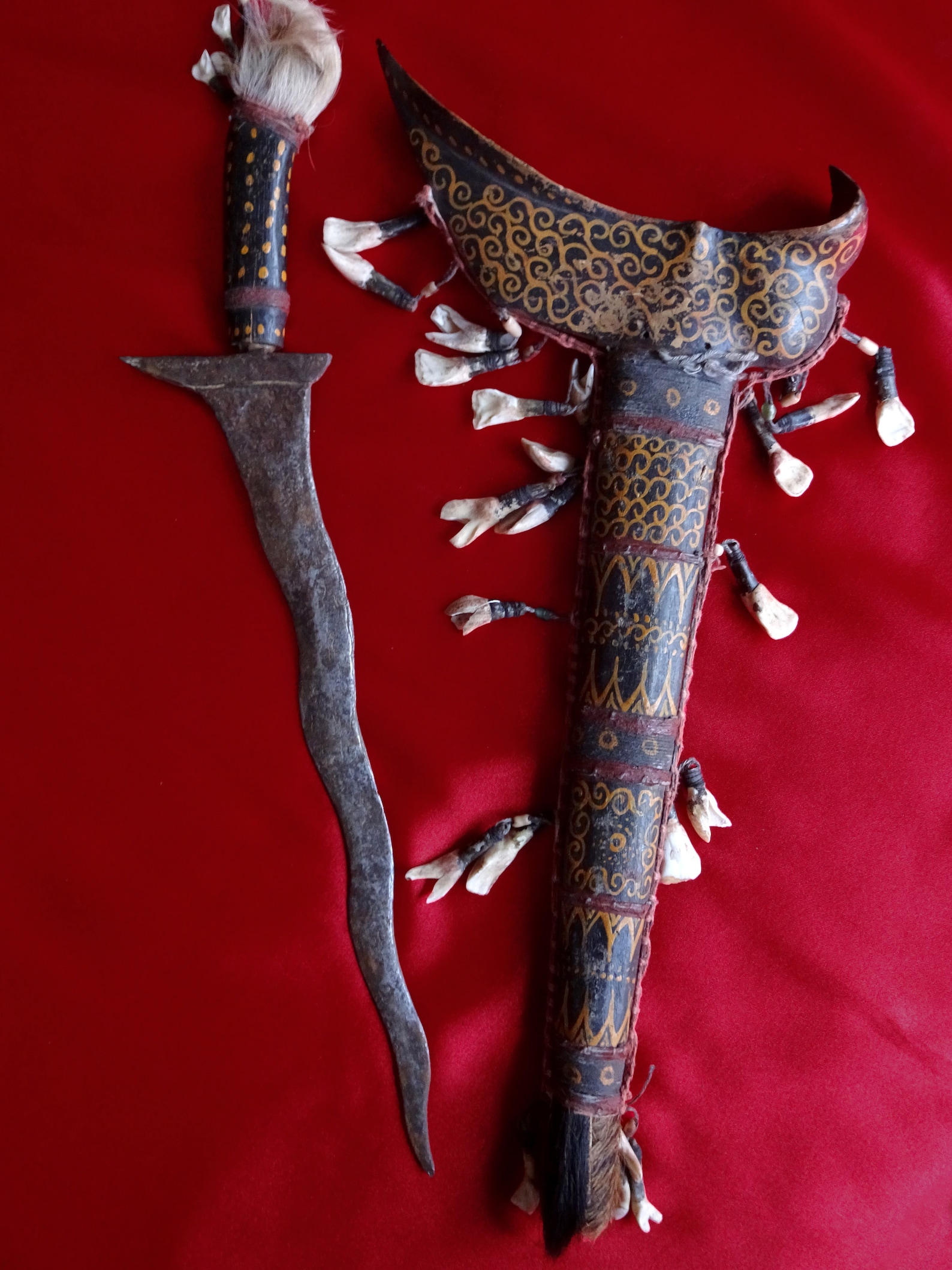 Unique CEREMONIAL KRIS From BORNEO Antique Ritual Mandau Dayak Magic ...