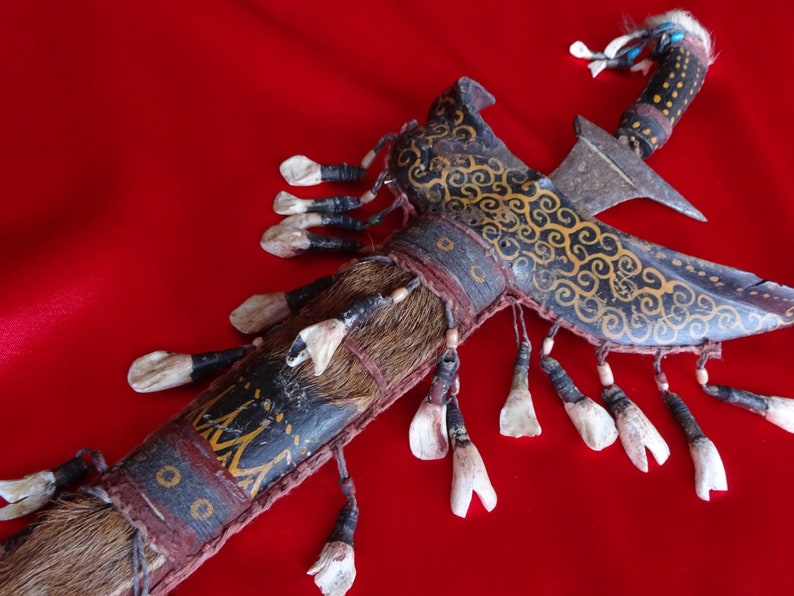 Unique CEREMONIAL KRIS From BORNEO Antique Ritual Mandau Dayak Magic ...