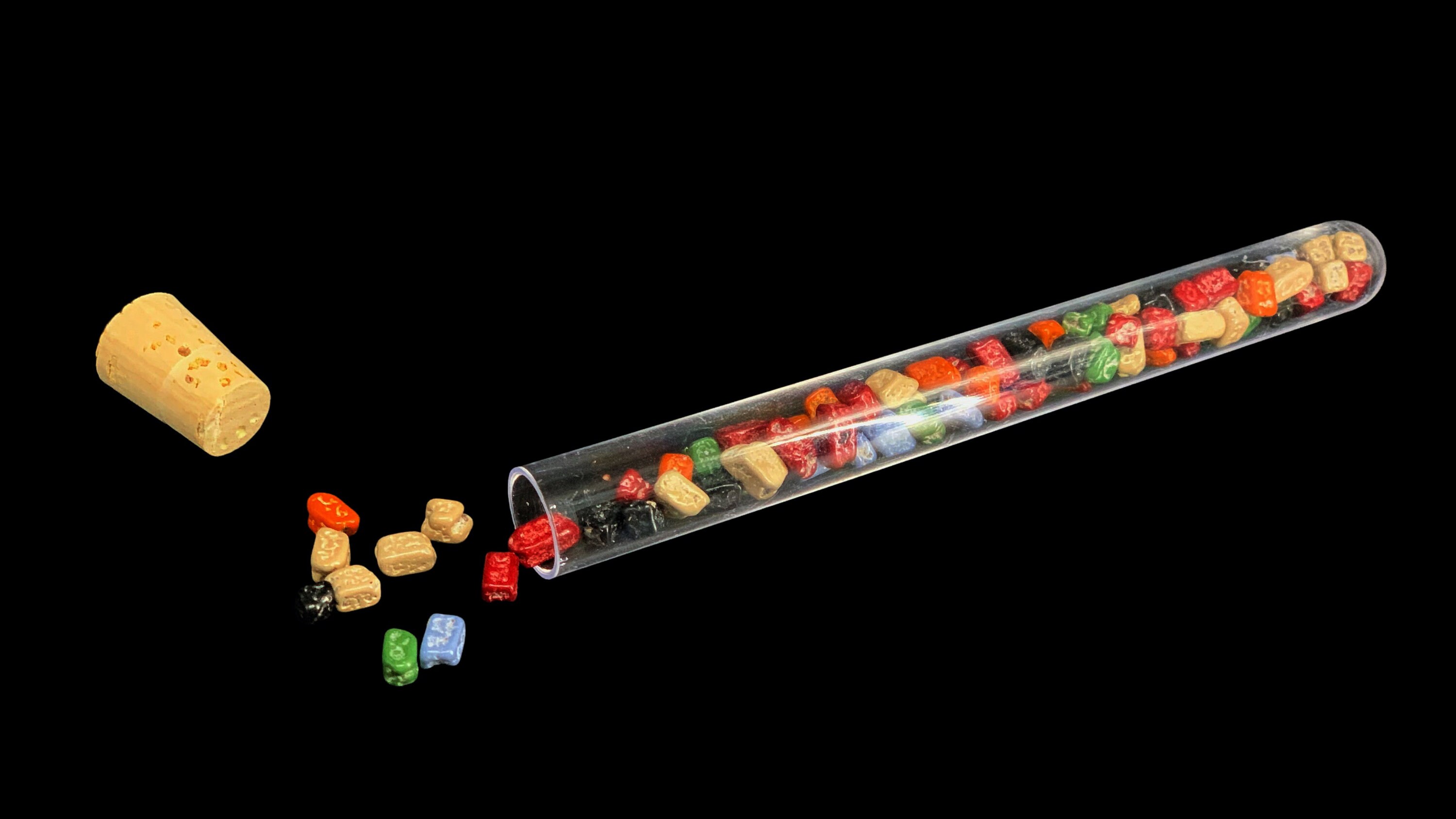 Test Tube Filled With Chocolate Pebble Colorful - Etsy