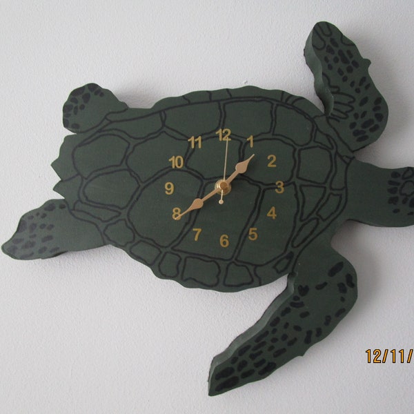 Turtle Clock - Etsy