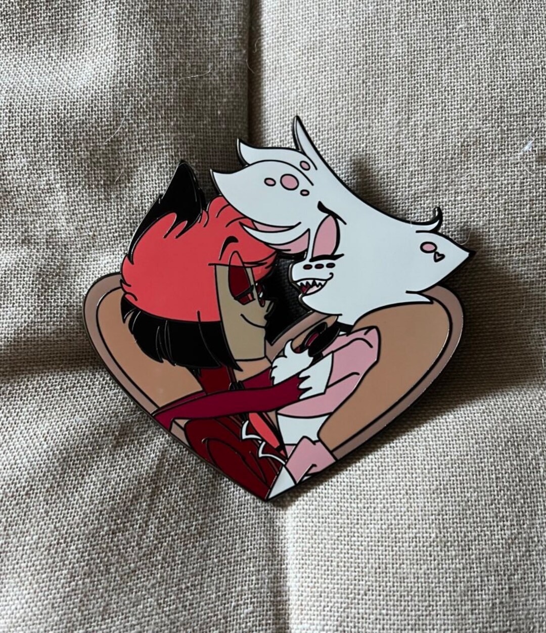 Radiodust Heart Pin - Etsy