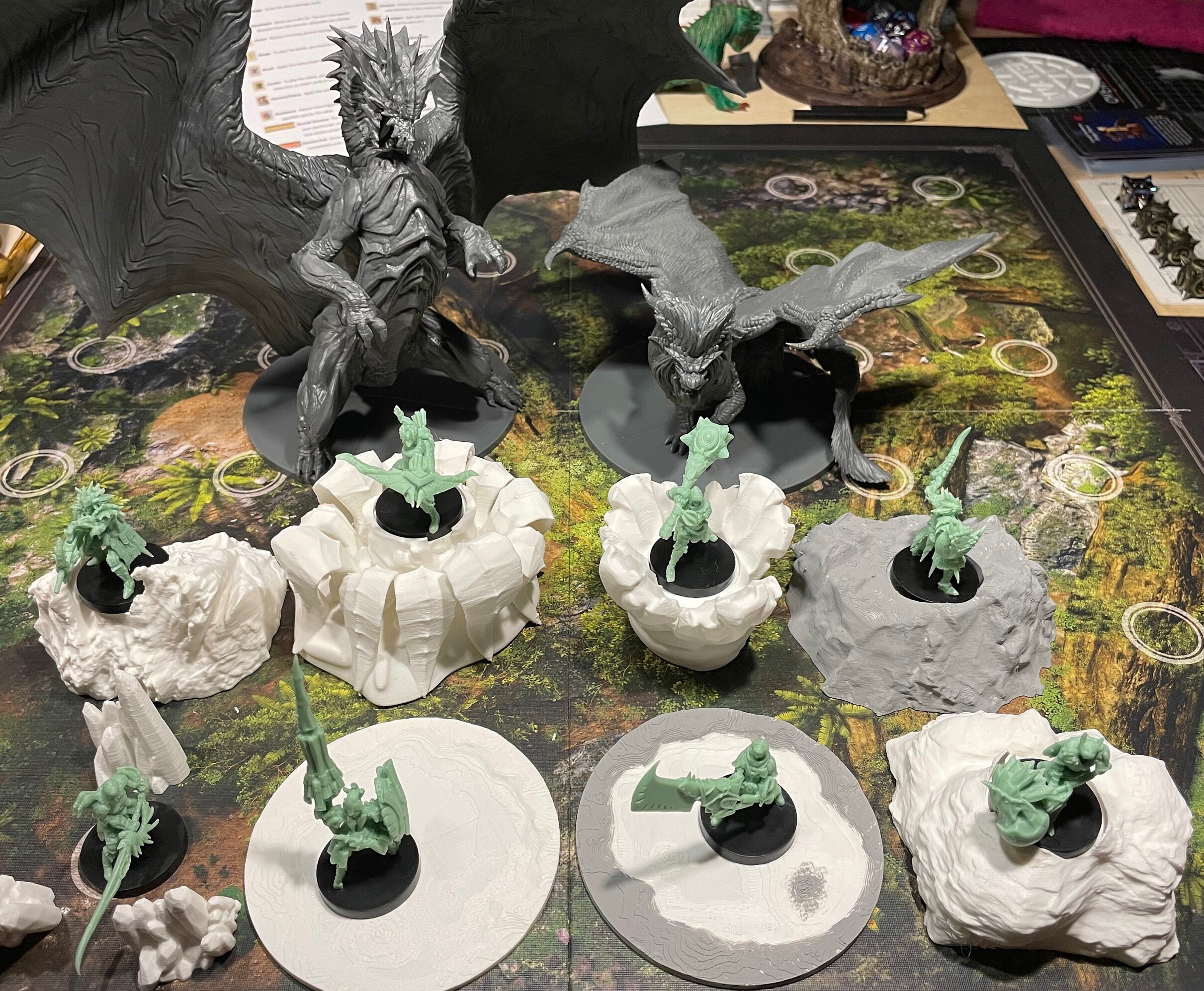 Monster Hunter World the Board Game 3D Terrain for Characters - Etsy