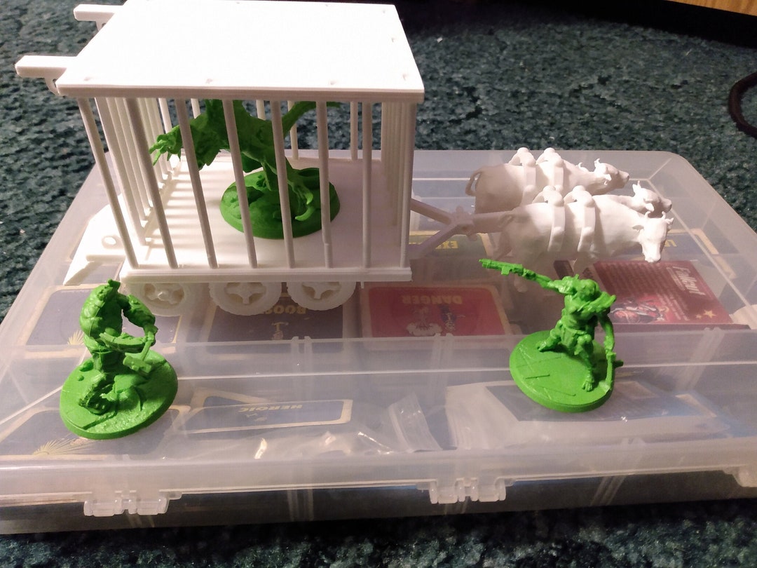 Fallout 4 Super Mutant Brahmin Pulled Cage! Prison! Cart! Wagon ...