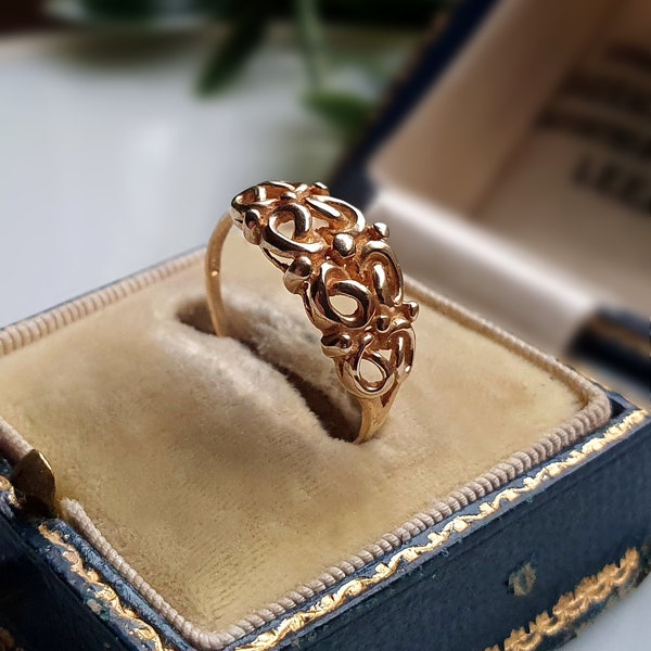 9ct Gold Solid Stacking Rings - Etsy