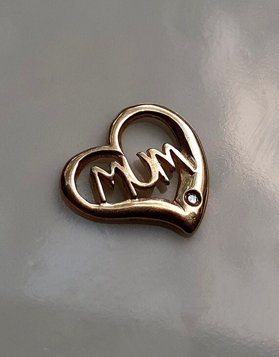 Vintage 9ct gold mum - Gem