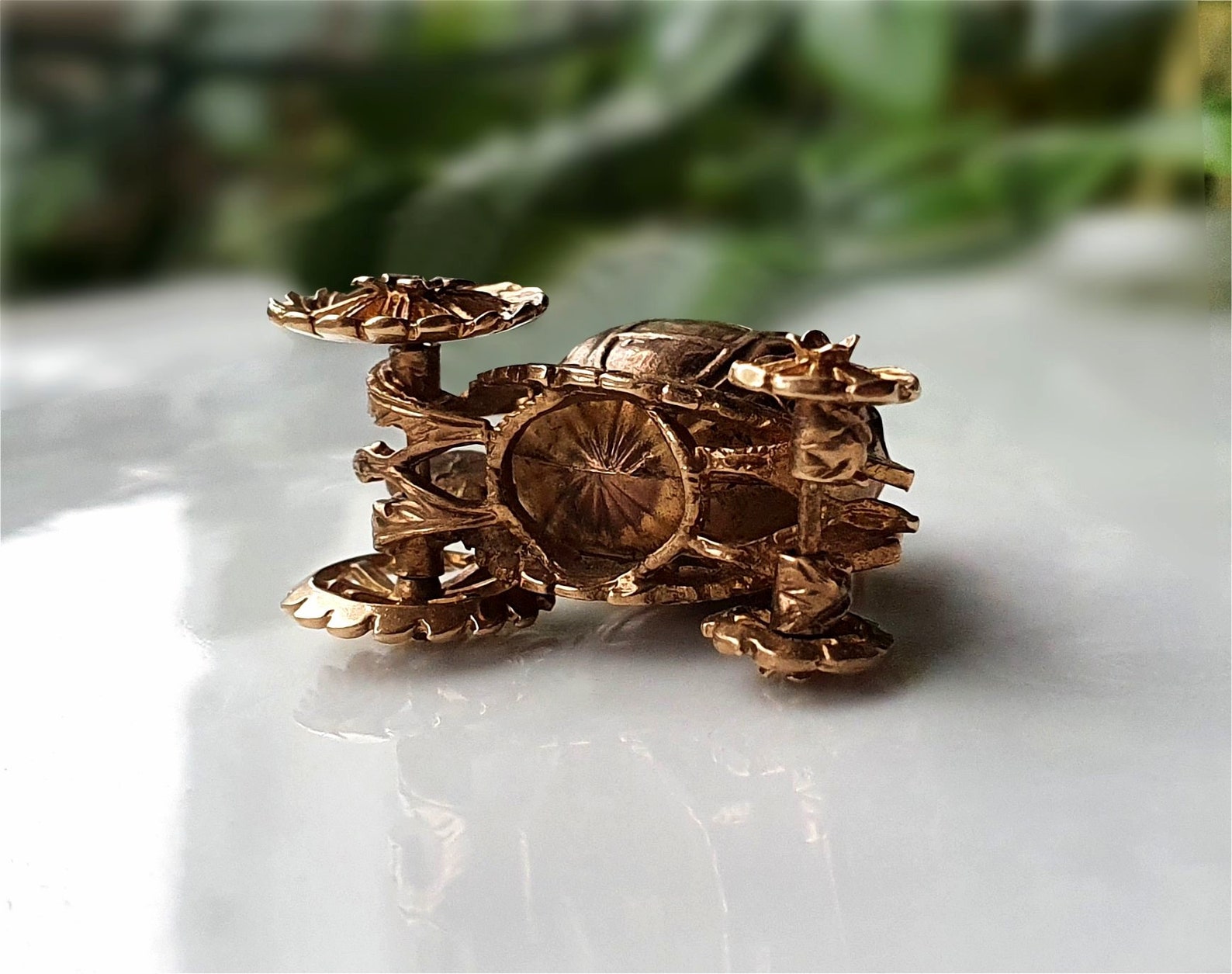 INCREDIBLY RARE 1965 Vintage 9ct Gold Royal Chariot Charm, One of the ...