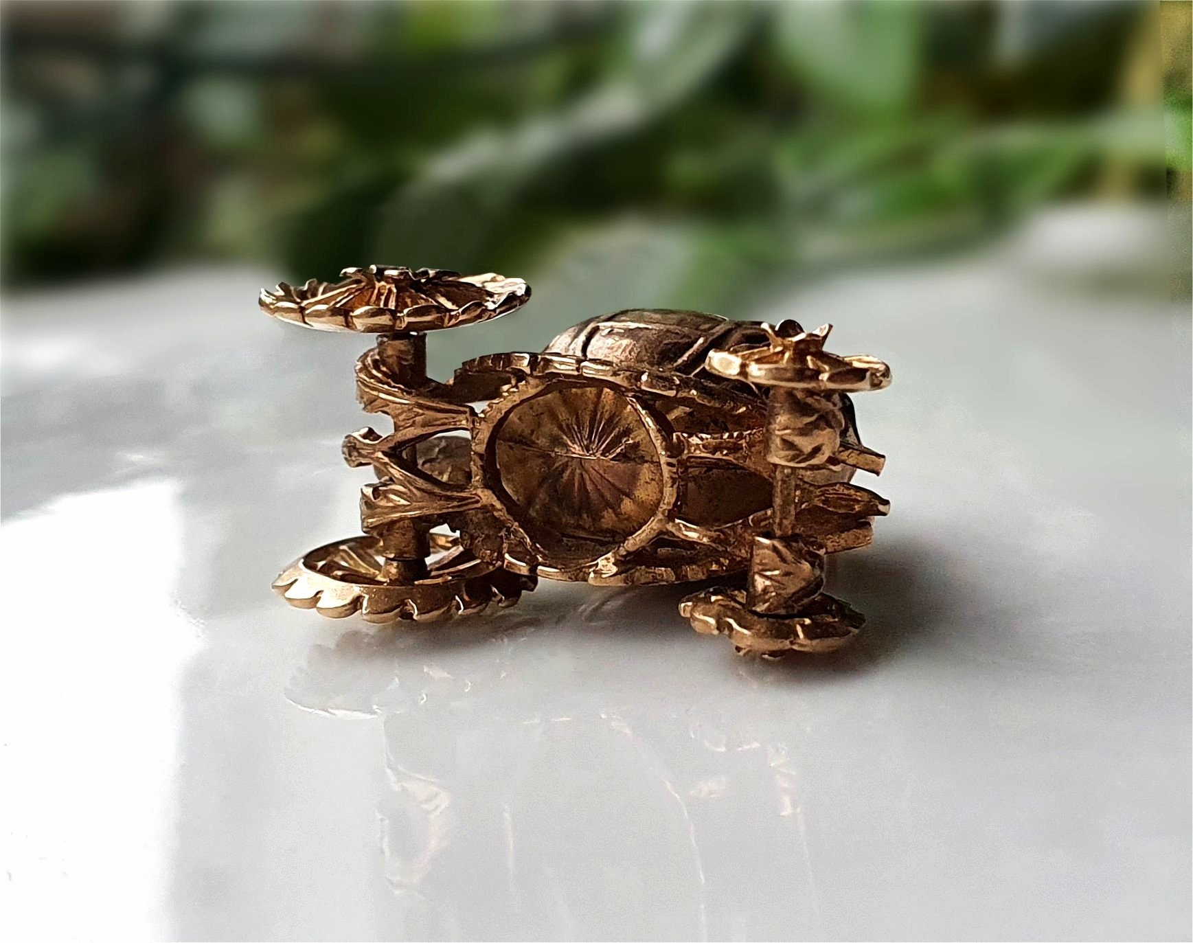 INCREDIBLY RARE 1965 Vintage 9ct Gold Royal Chariot Charm, One of the ...