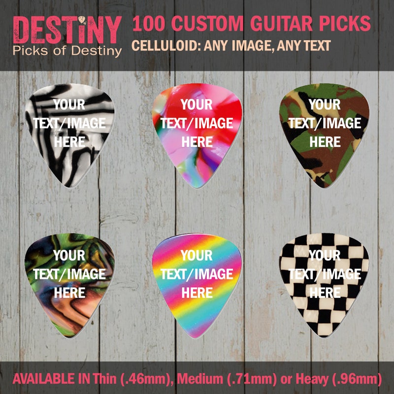 Custom Guitar Pick - Etsy