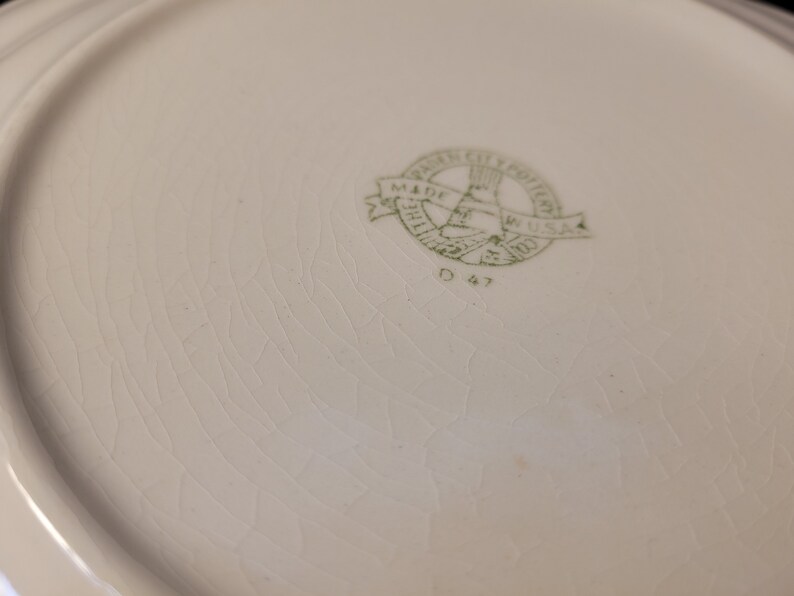 Vintage 8 Paden City Pottery Square Salad Plate Marlene Lace Pattern - Etsy